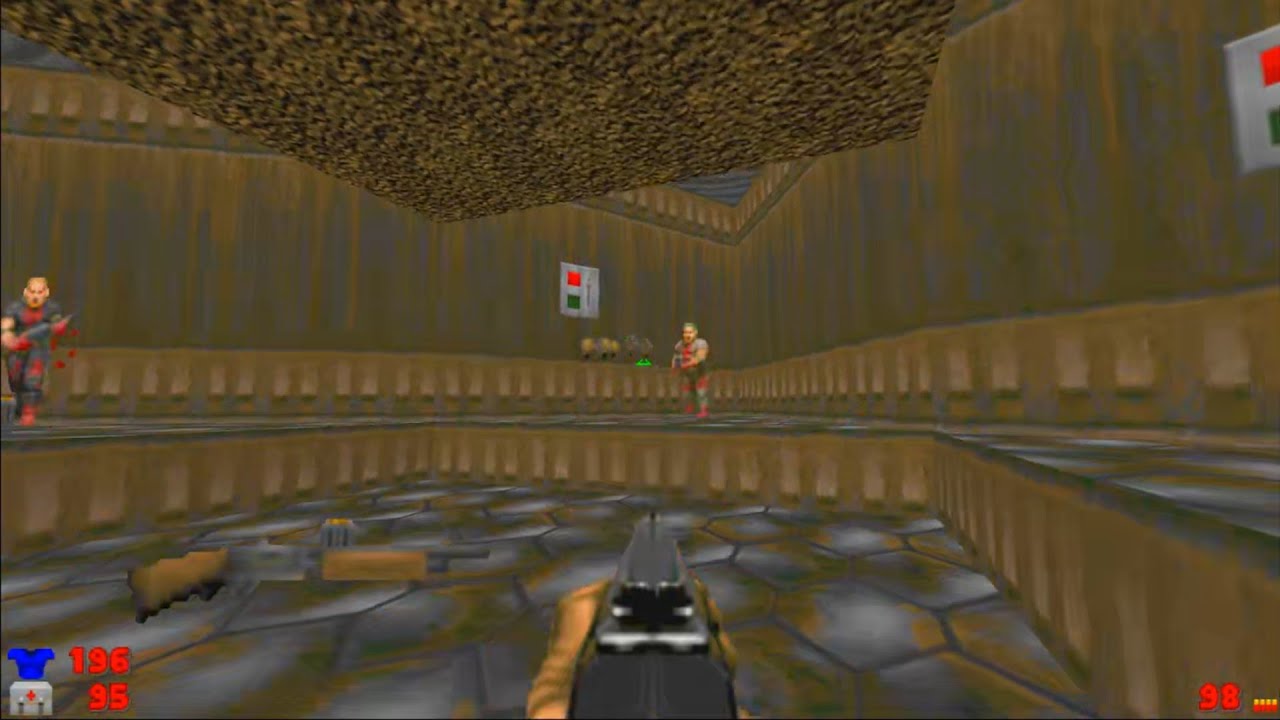 DOOM MOD Ying, no Yang YING1 WAD By Mark Riel MAP E1M1 - YouTube