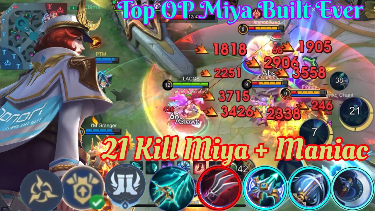 Most Powerful Built 😱?? #mobilelegends #miyabestbuild #mlbb #miya - YouTube