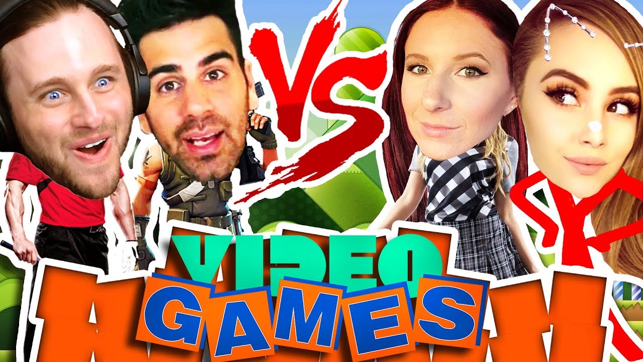 BOYS VS GIRLS! PLAYING VIDEO GAMES WITH FRIENDS! - YouTube