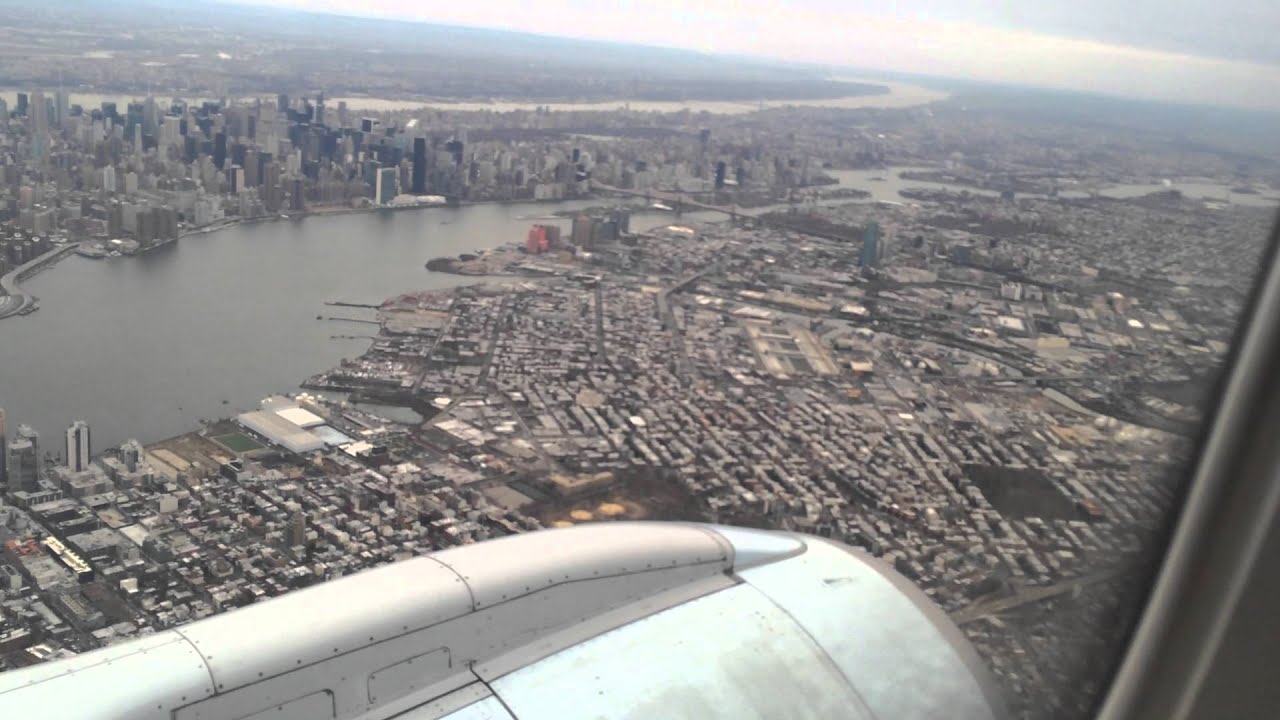 32 Awsome Laguardia Landing with Complete Panoramic view of New York ...