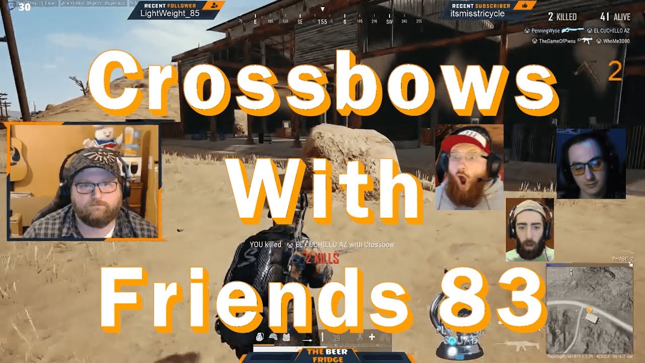 Crossbows with Friends 83 |*| PUBG Console and PC Gameplay *|| Crossbow Kill Compilation - YouTube