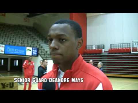 YSU Senior Guard DeAndre Mays | Oct. 20, 2009 - YouTube