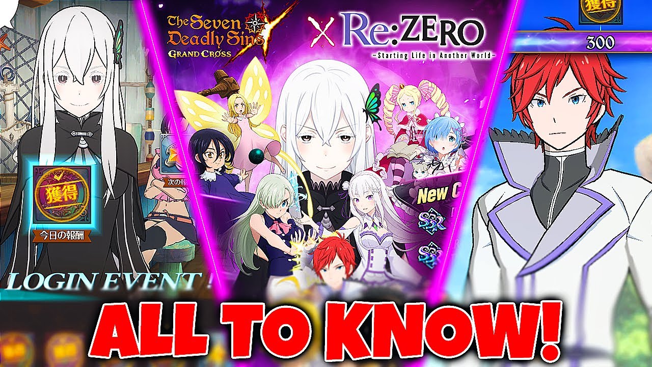 GLOBAL PLAYERS BE PREPARED!! ALL TO KNOW FOR RE:ZERO COLLAB! | Seven Deadly Sins: Grand Cross ...