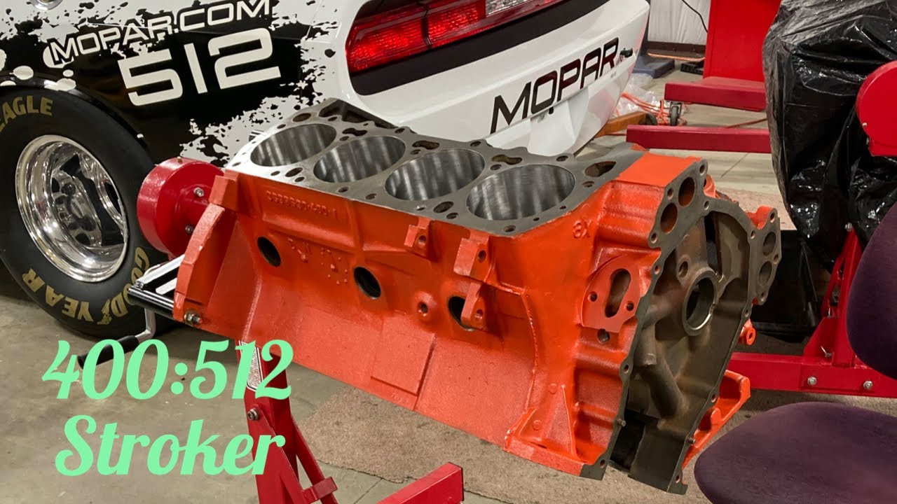512 Stroker Block Work @rickseeman5679 #mopar #engine #440 #440source # ...