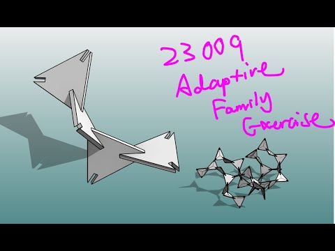 23009 - Revit Adaptive Family Experiment - YouTube