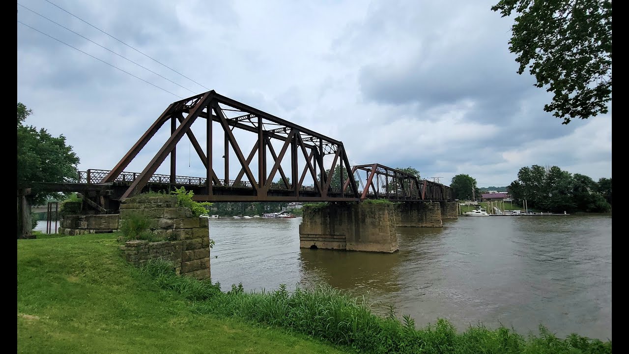 B&O Harmar Bridge ~ Railroad History Explore ~ Marietta ~ - YouTube