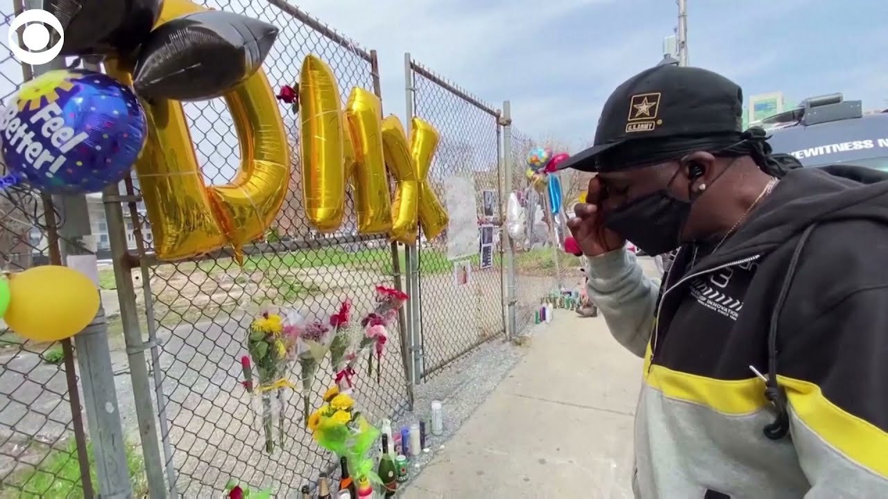 New York residents create memorial for rapper DMX - YouTube