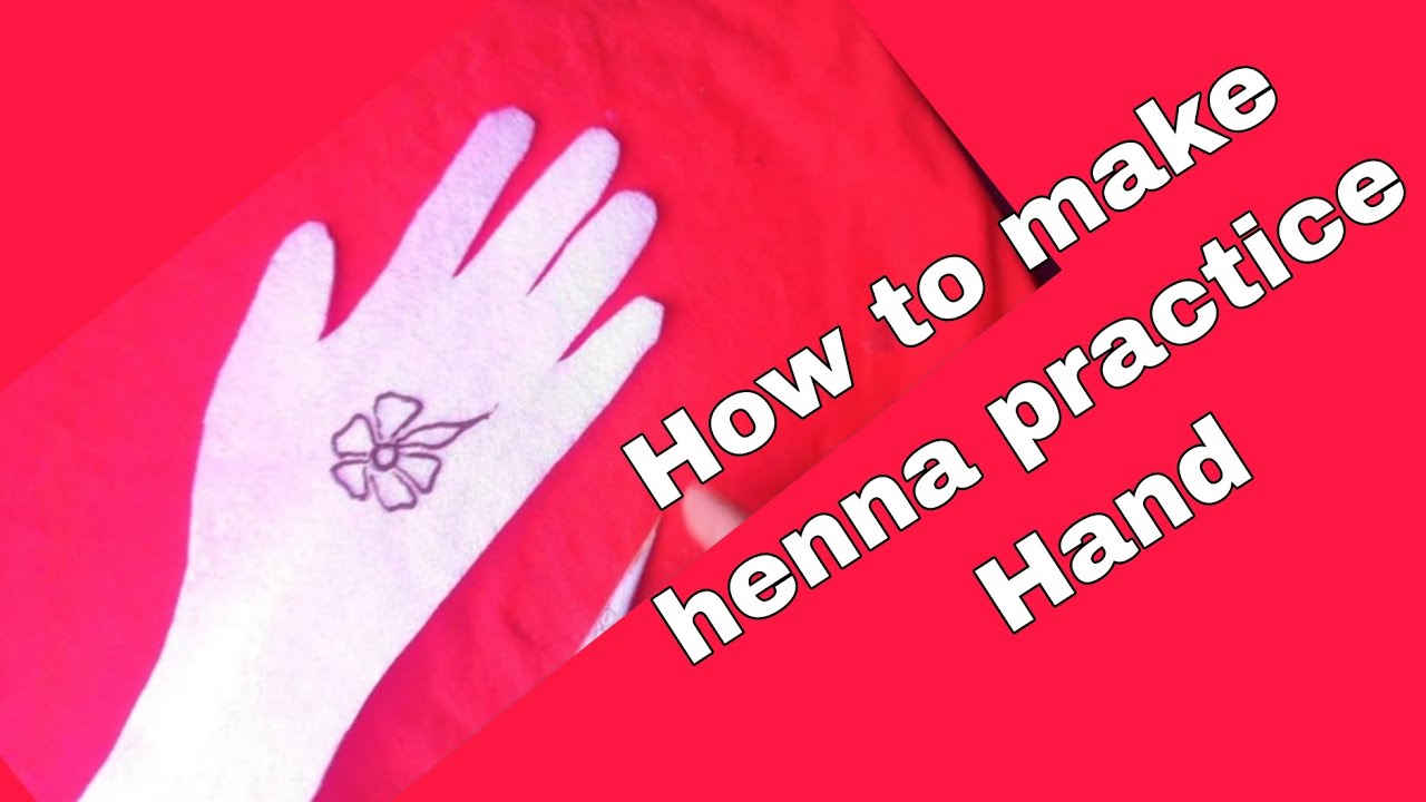 How to make henna practice Hand at hom |hom made henna practice Hand |# ...