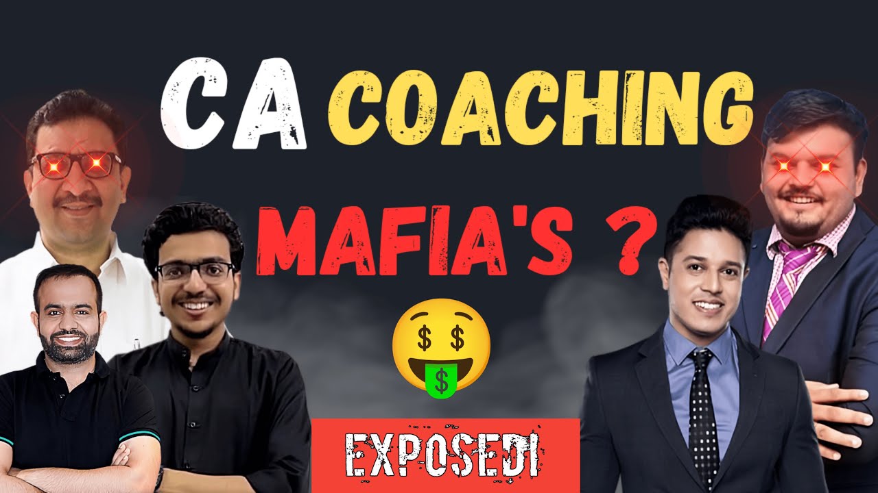 Exposing the dark side of CA coaching institutions || CA coaching mafia ...