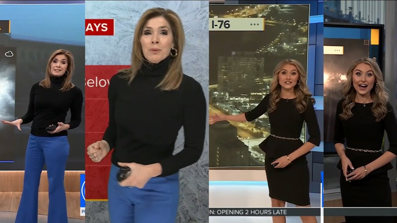 Karen Rogers & Alysa Bainbridge from 6ABC with the morning weather and ...