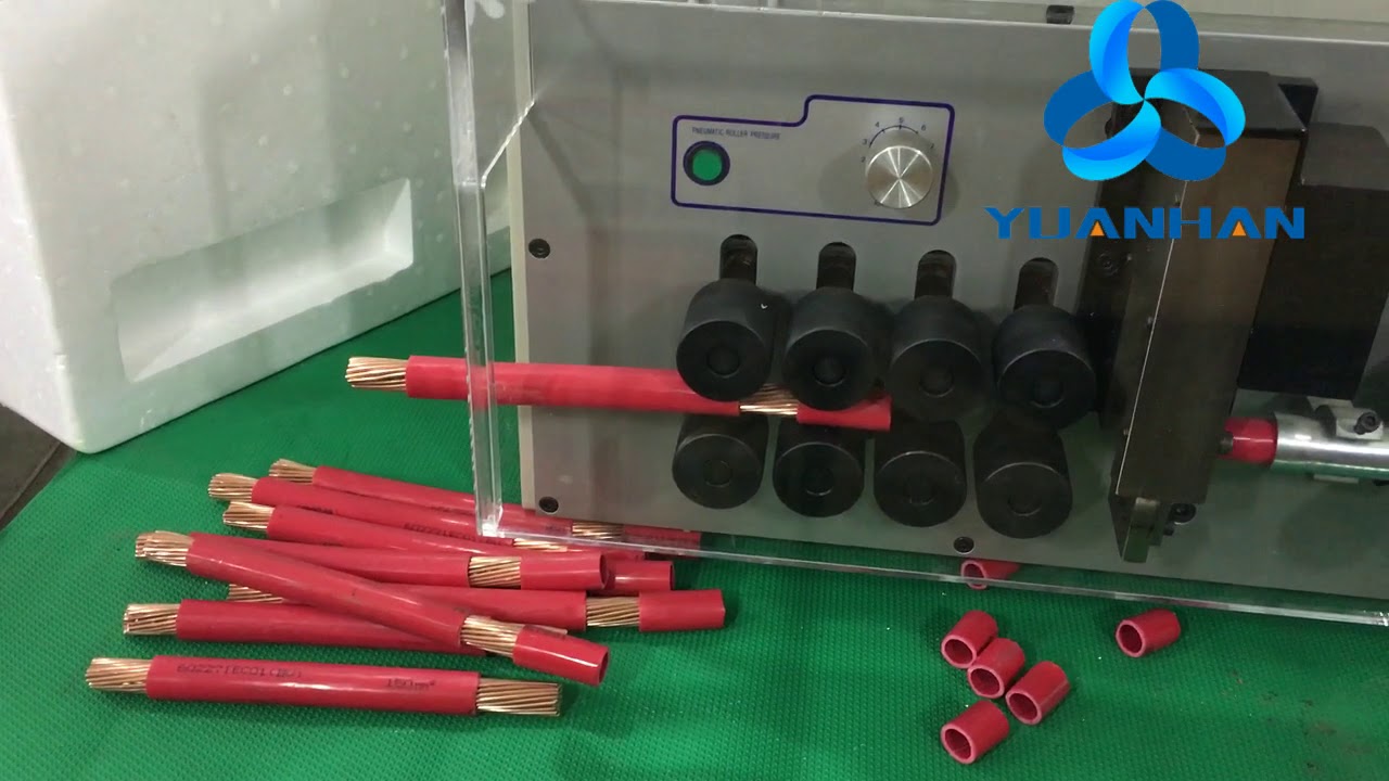 150mm2 Cable Cutting Jacket Peeling Machine YH-BMAX3 - YouTube