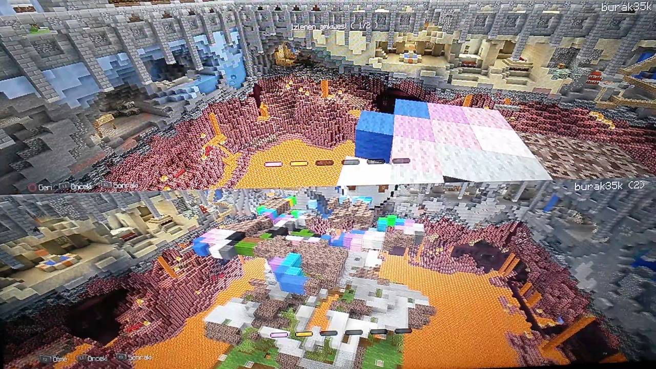 Minecraft ps3 mini games kürekler 1 - YouTube