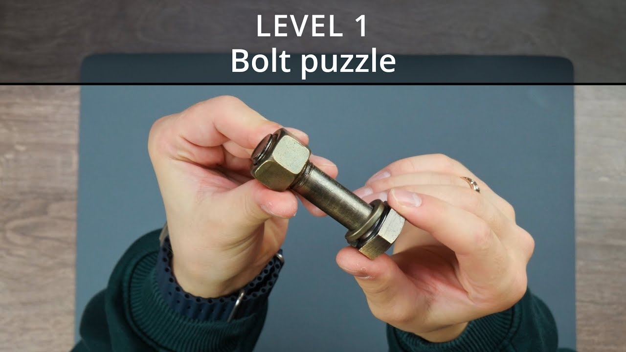 HOW TO REMOVE THE RING I LVL 1 Bolt puzzle - YouTube