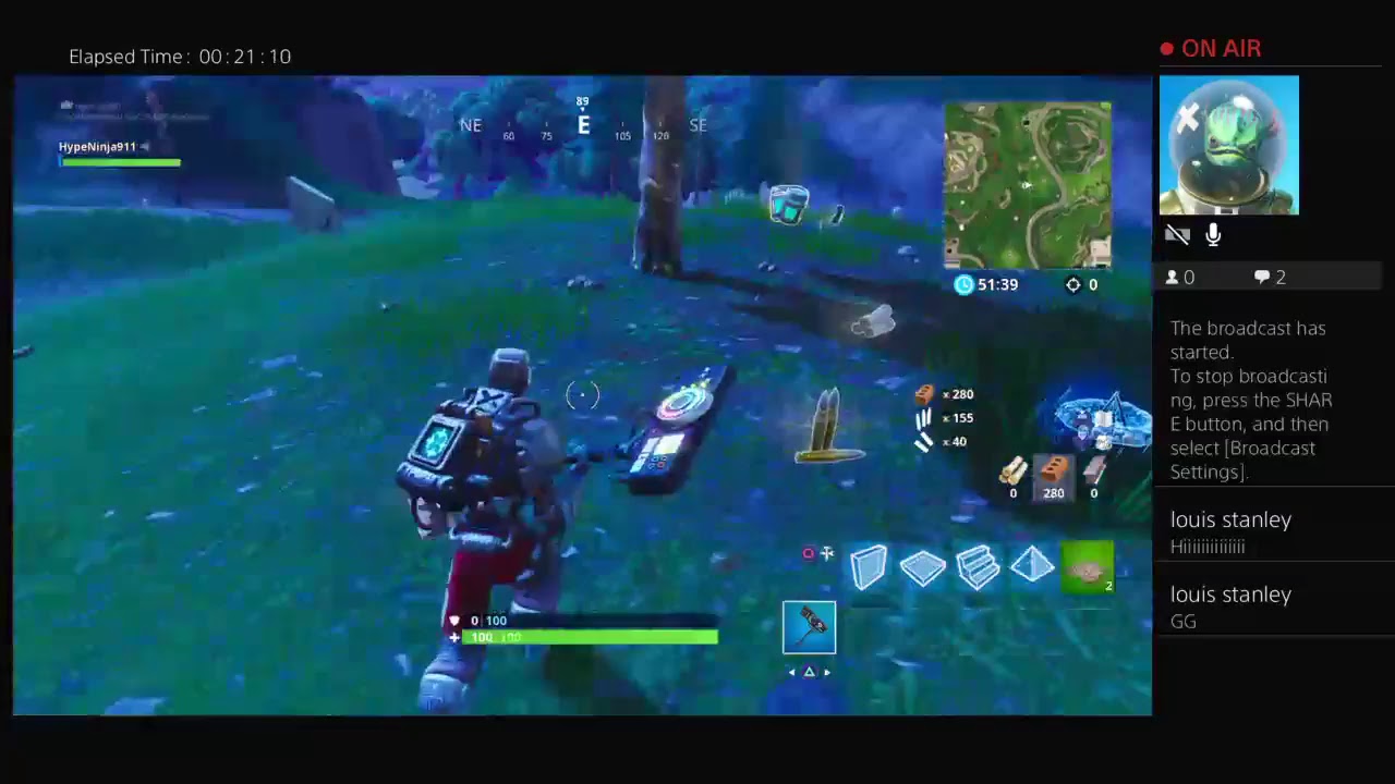 Fortnite hunting party skin celebration - YouTube