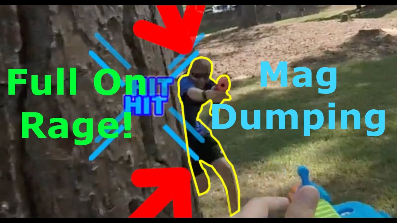 "Nerf Mayhem: The Mag-Dumping Crazy Rager!" - YouTube