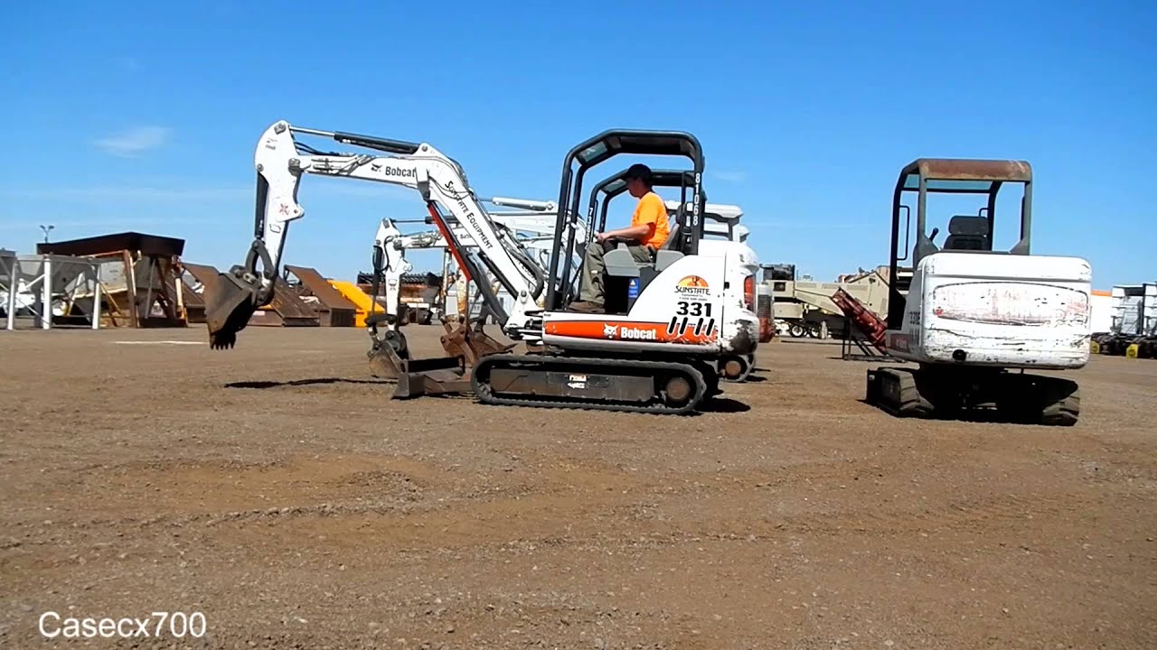 Testing a Bobcat 331 Mini Excavator - YouTube