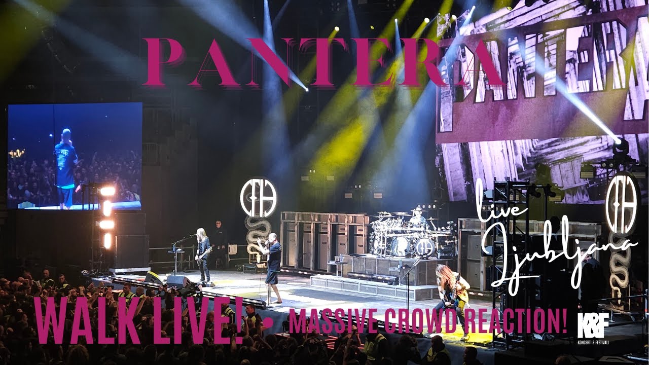 Pantera – Walk LIVE in Ljubljana! The Crowd Exploded! - YouTube