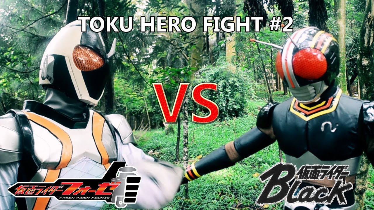 Kamen Rider Black VS Kamen Rider Fourze (TOKU HERO FIGHT 2) 仮面ライダーフォーゼ ...