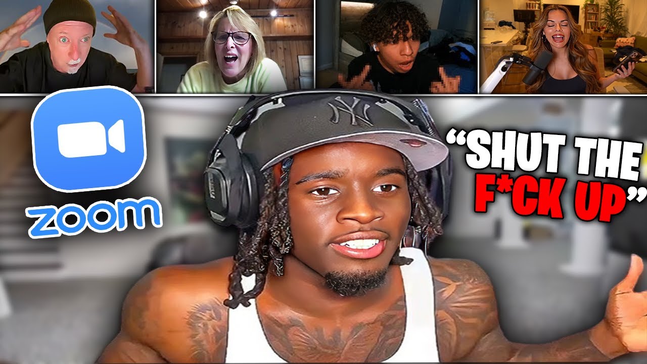 Kai Cenat TROLLS ANGRY KARENS On Zoom! - YouTube