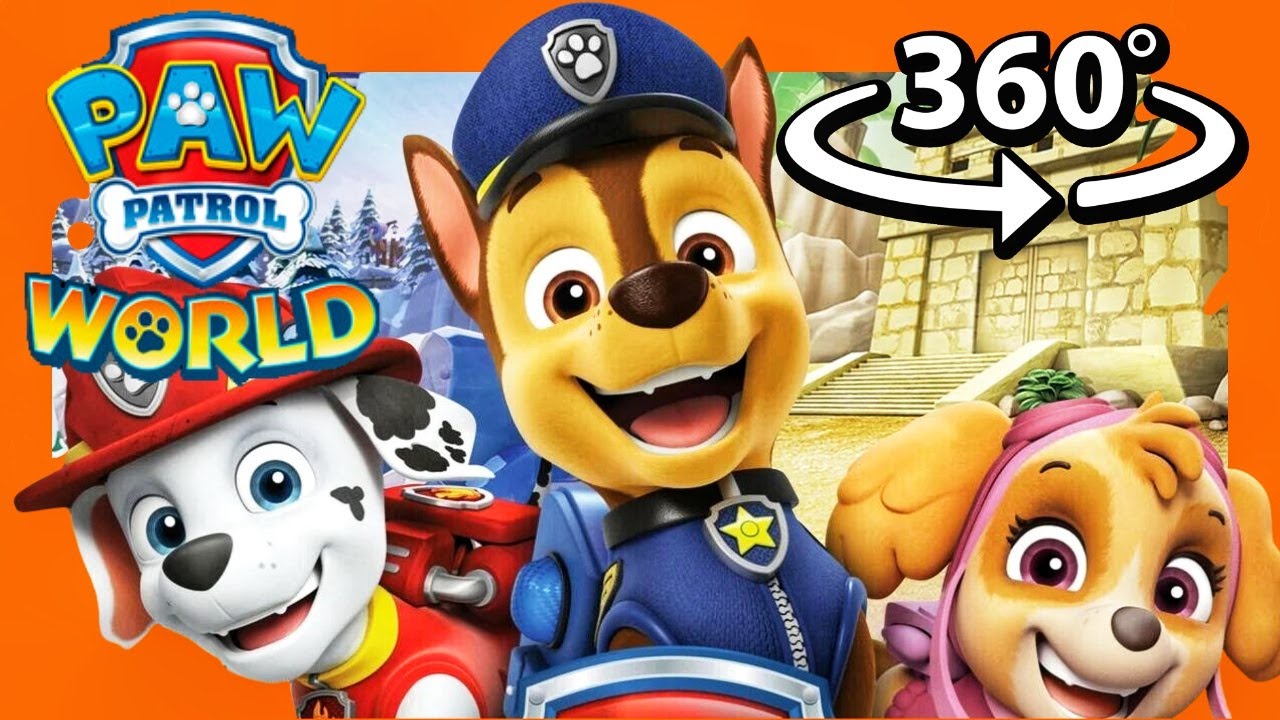 WOWWWW 🚨 Paw Patrol 🐾 PAW PATROL WORLD FULL GAMEPLAY 🎈360° VR - YouTube