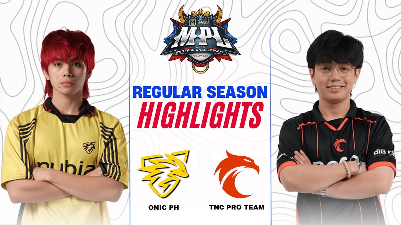 ONIC PH vs TNC PRO TEAM HIGHLIGHTS | MPL PH S15 ONIC vs TNC - YouTube