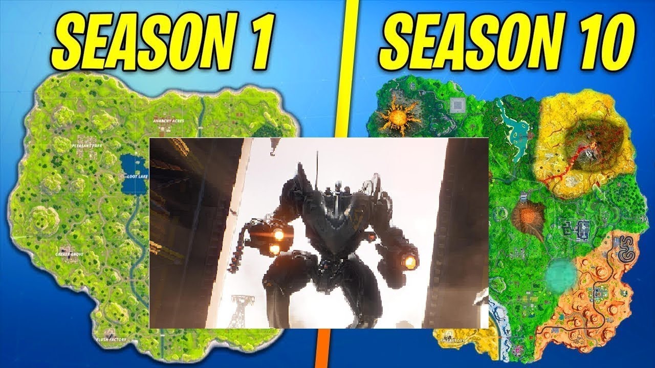 Fortnite Season 10 (X) map changes! And using the *NEW* B.R.U.T.E ...