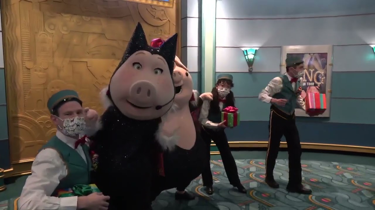 USJ シング・オン・ツアー「SING・ON・TOUR」のグリーティングが実施されています。休演中にグリーティングが実施されるのは初めてです ...