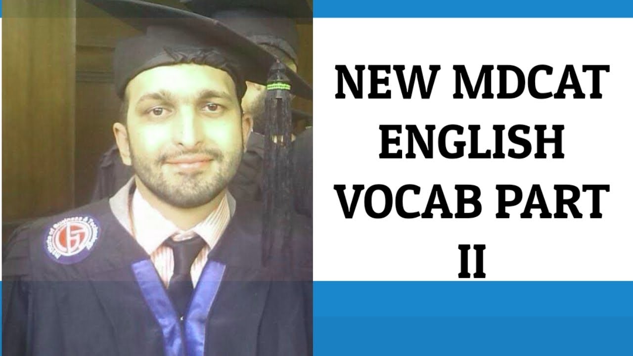 MDCATE VOCAB - YouTube