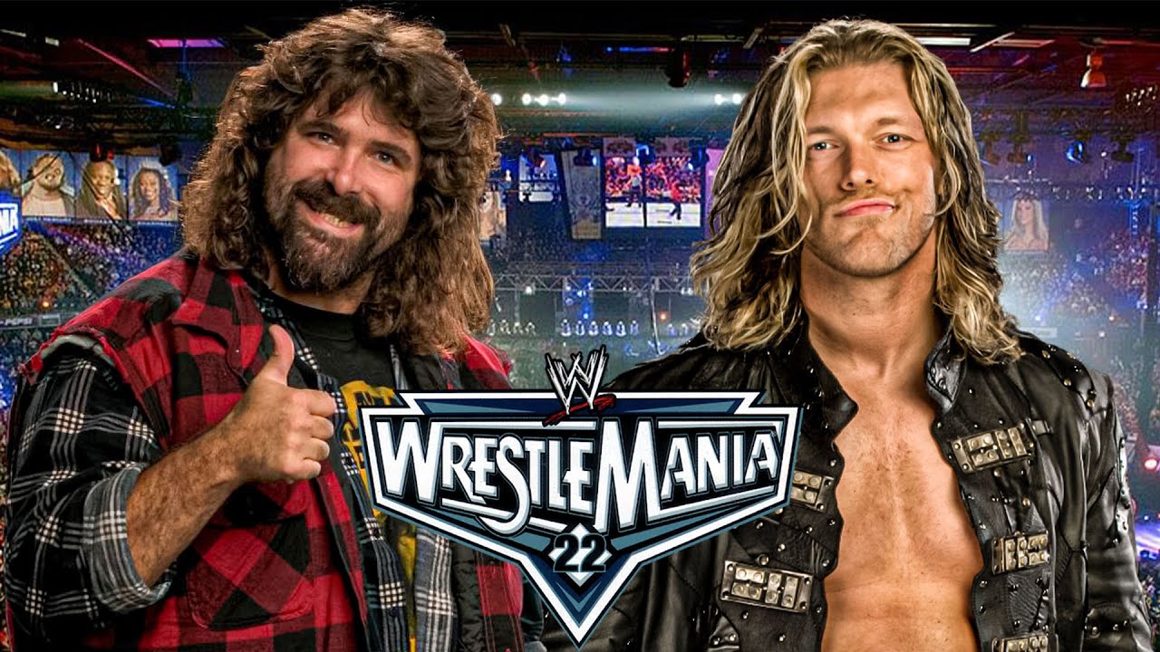 A LESSON IN HARDCORE! | Mick Foley vs. Edge | WrestleMania 22 (WWE 2K19 ...