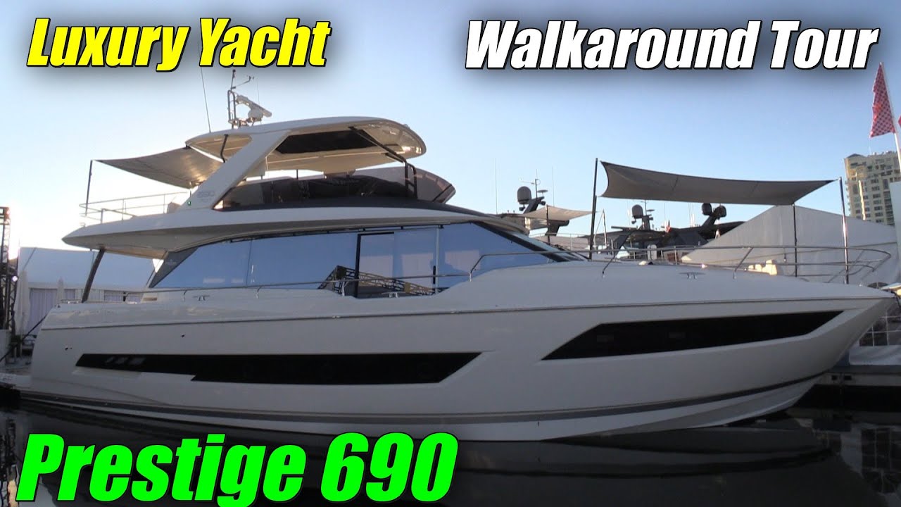 Luxury & Style ! 2023 Prestige 690 Motor Yacht - YouTube