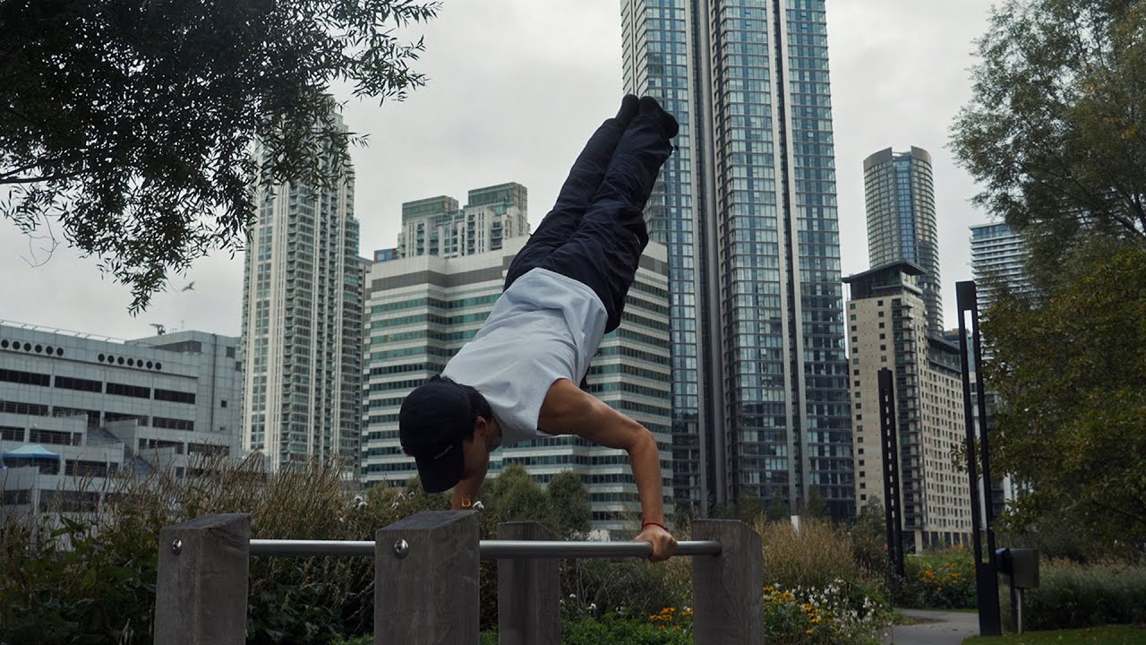 Handstand and Push Day Workout - Calisthenics Vlog 03 - YouTube