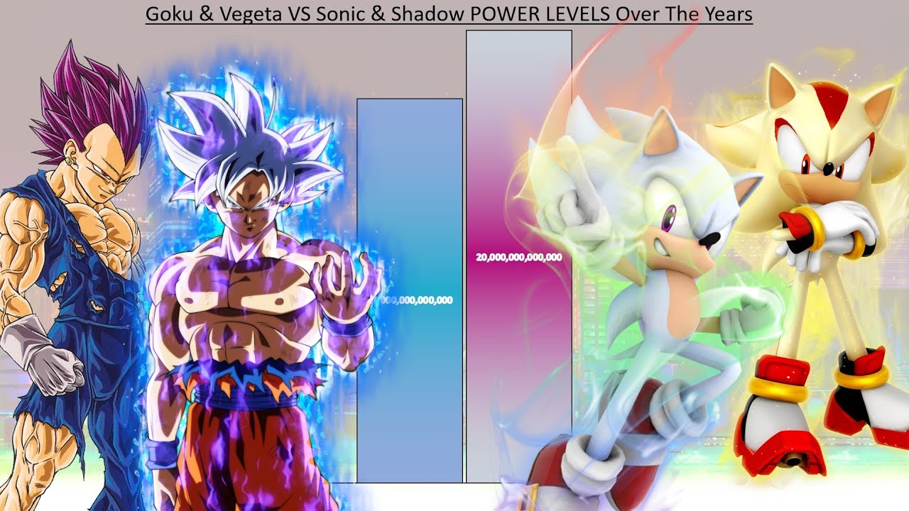 Goku E Vegeta Vs Sonic E Shadow Sonic And Shadow As Vegetto By Sssonic