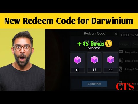 New redeem code for getting darwinium in cells to singularity || # ...