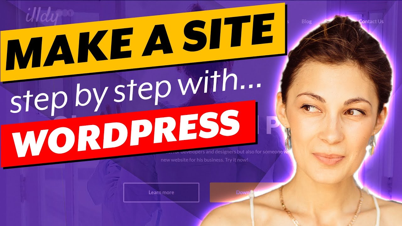 How To Make A Website With Wordpress For Beginners (Free Illdy Theme ...