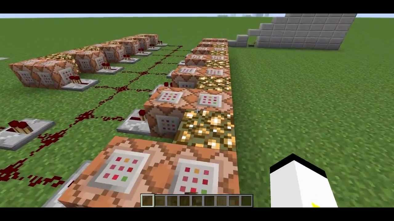 TUTO setblock avec les commandes block - YouTube