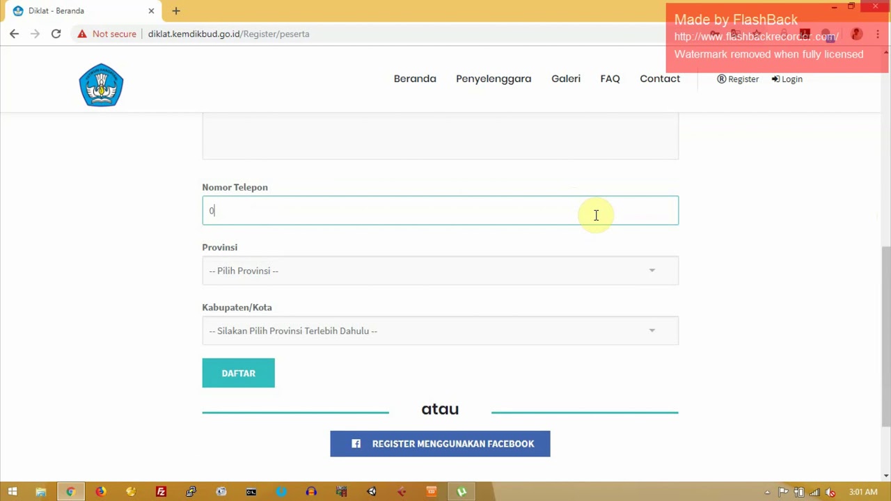 1. Registrasi - YouTube