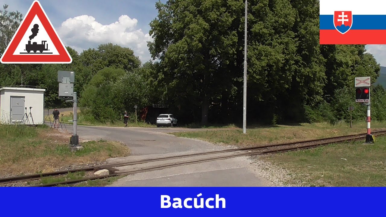 Železniční přejezd/Železničné priecestie Bacúch (SK) - 22.7.2022 - YouTube