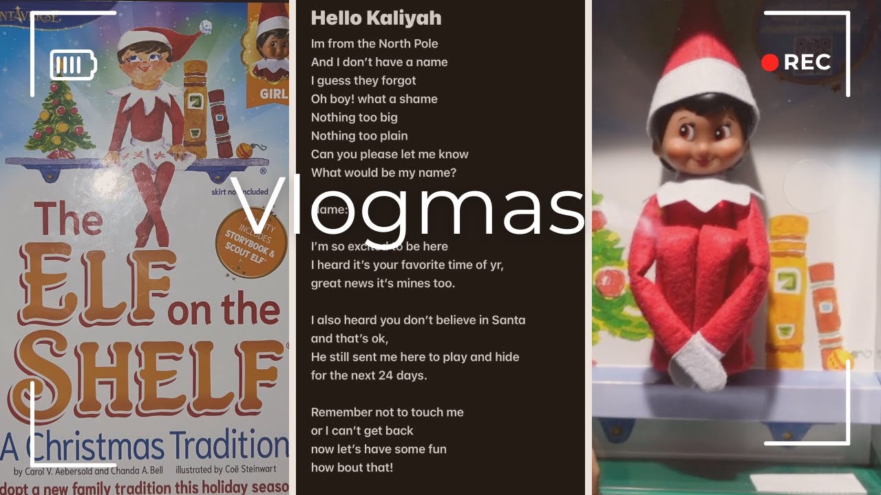 Vlogmas Day 1: A letter from the elf | Welcome to Elfmas 2024 ...