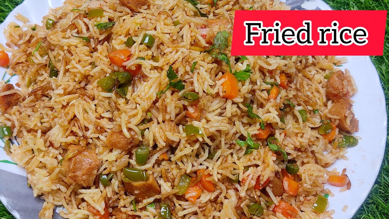 fried rice recipe/फ्राइड राइस सबसे आसान और सबसे टेस्टी एकदम बाजार जैसे ...