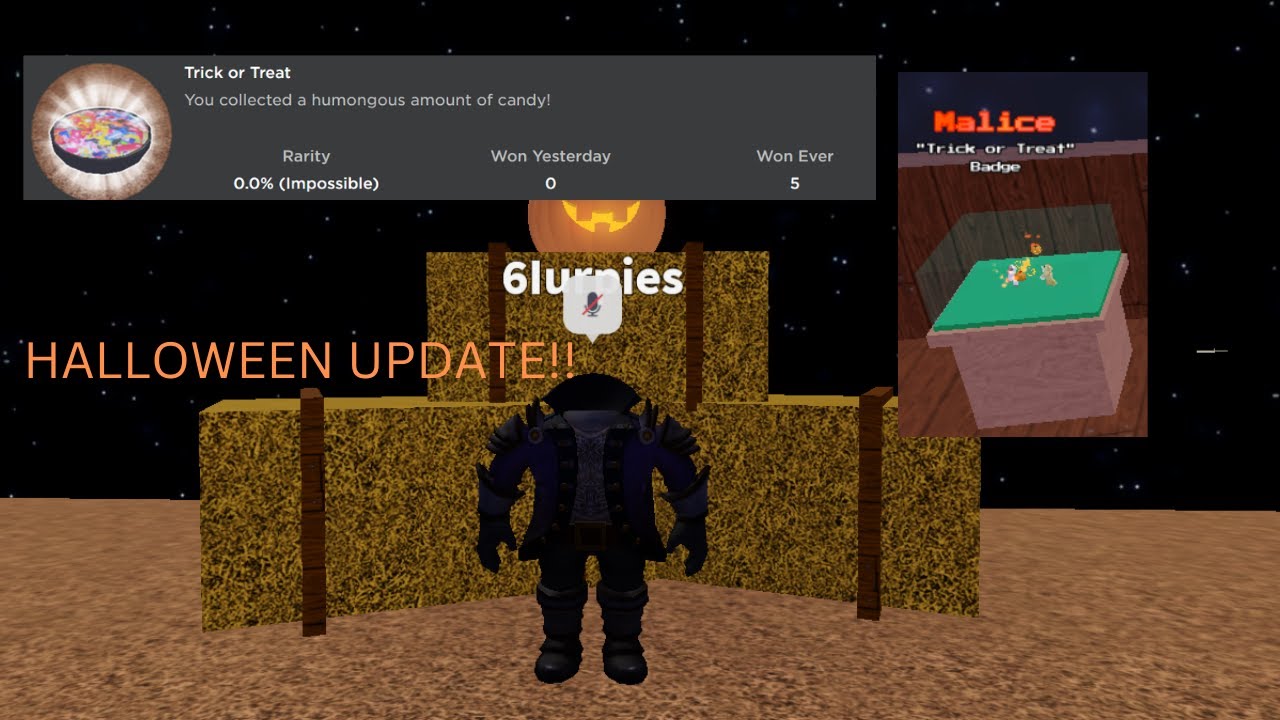 How to get the "Trick or treat badge" And New Malice ability ...