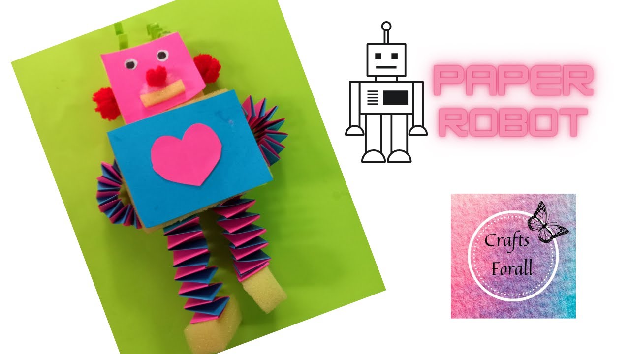 making paper robo / paper robot - YouTube