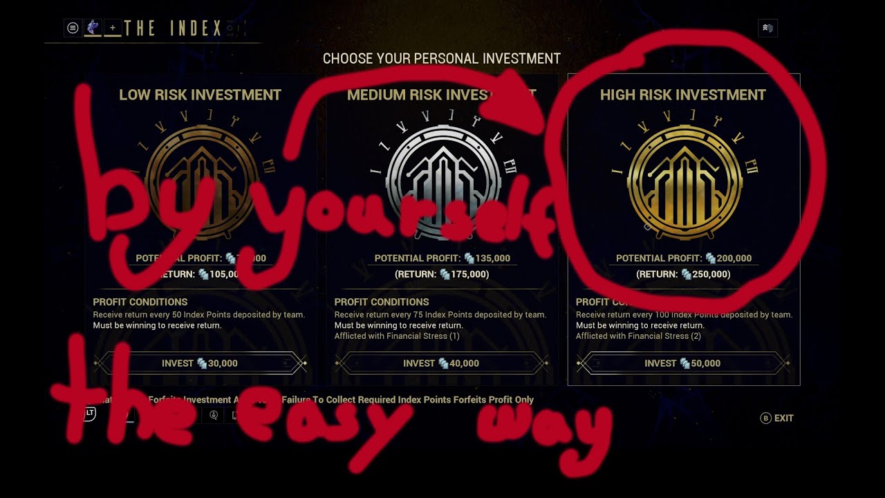 Warframe index credit farm build, the easiest way to get credits fast ...