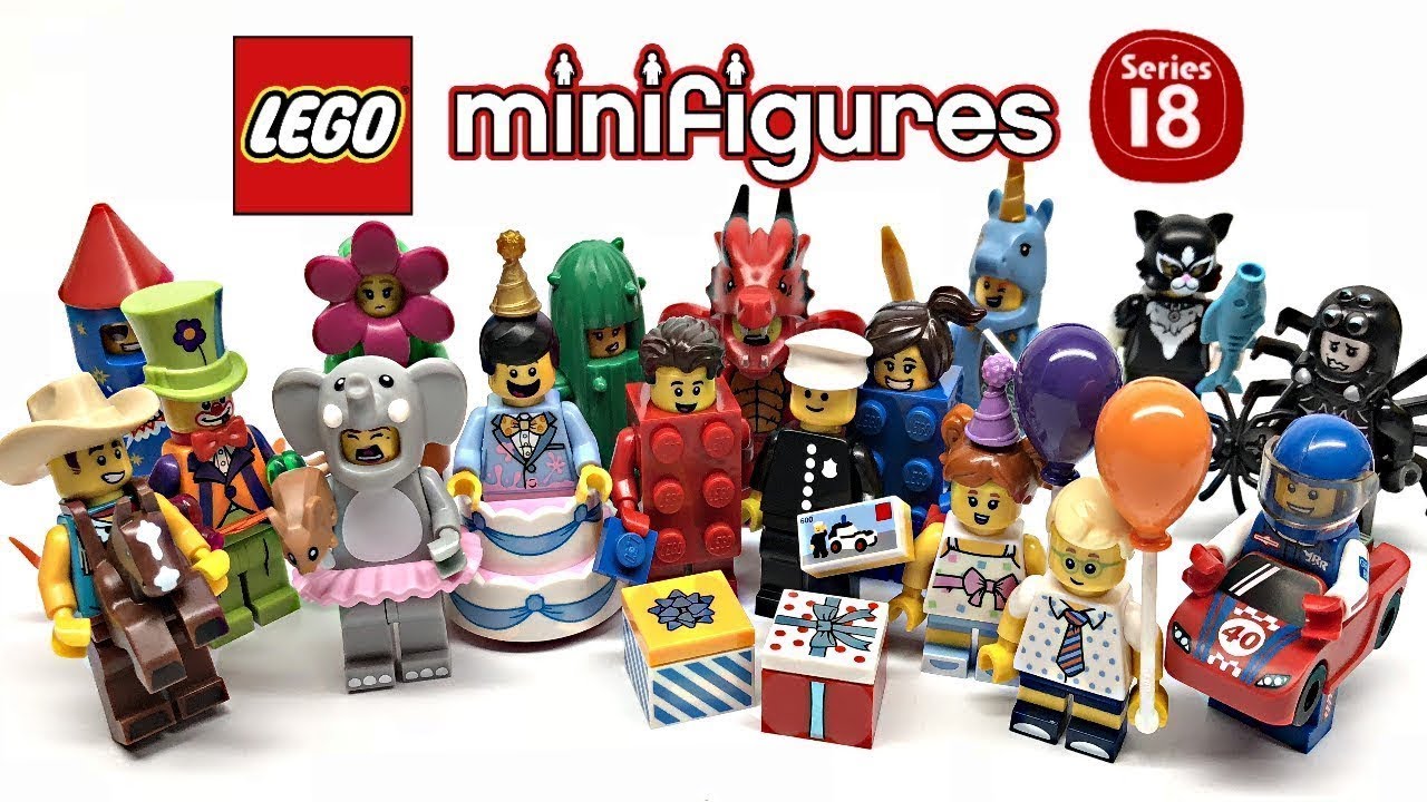 LEGO MINIFIGURES Series 18 Festa - Review - YouTube