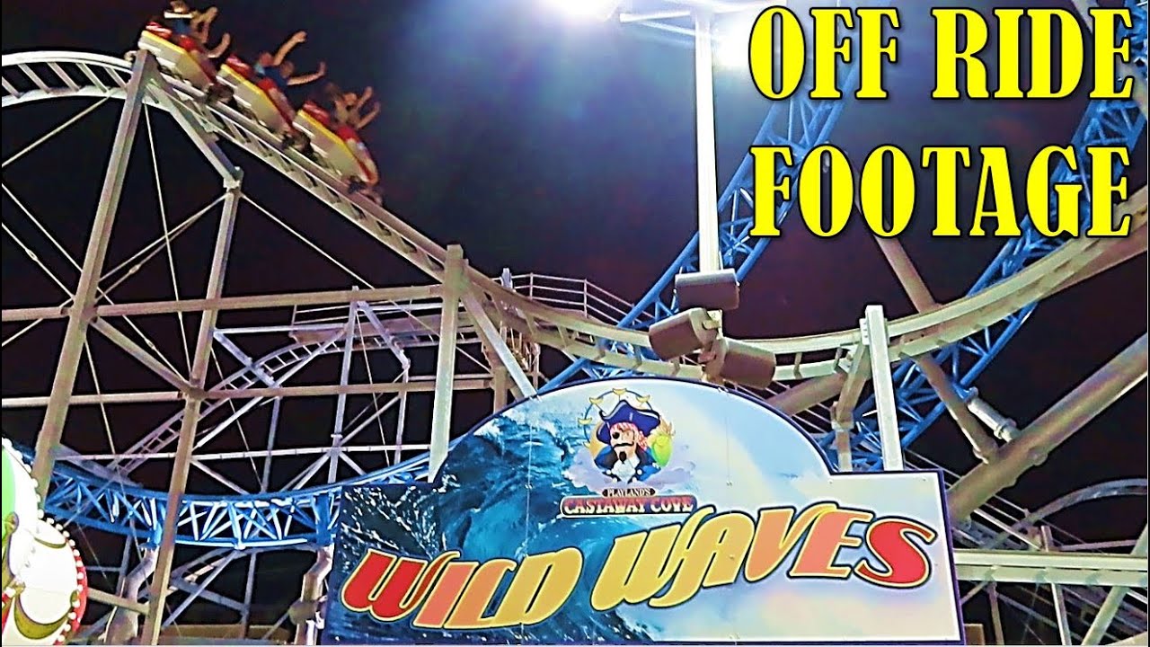 Wild Waves at Playland's Castaway Cove Off-Ride Footage (No Copyright ...