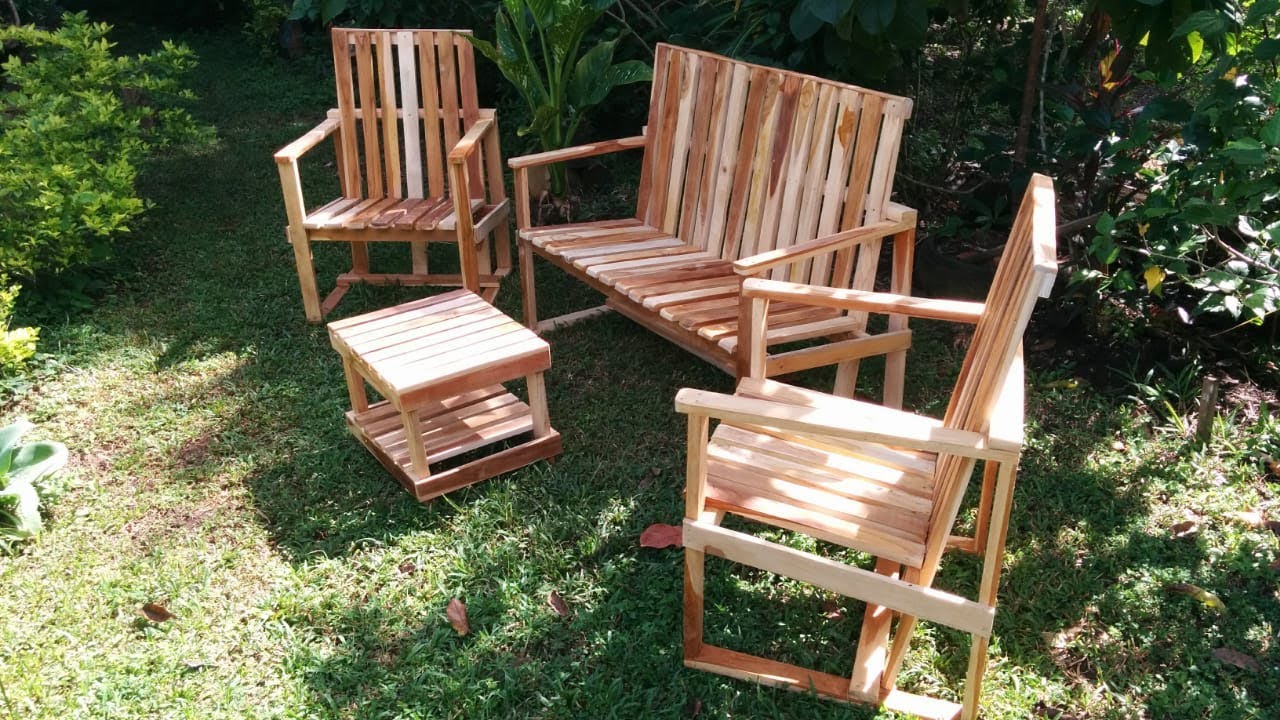 Como hacer sillas jardineras - How to make garden chairs - YouTube