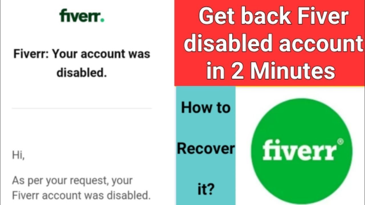 fiverr account | why fiverr disable my 2 accounts | fiverr block my ...