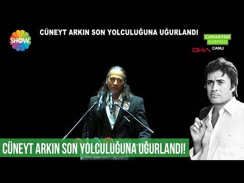 Cüneyt Arkın son yolculuğuna uğurlandı!
