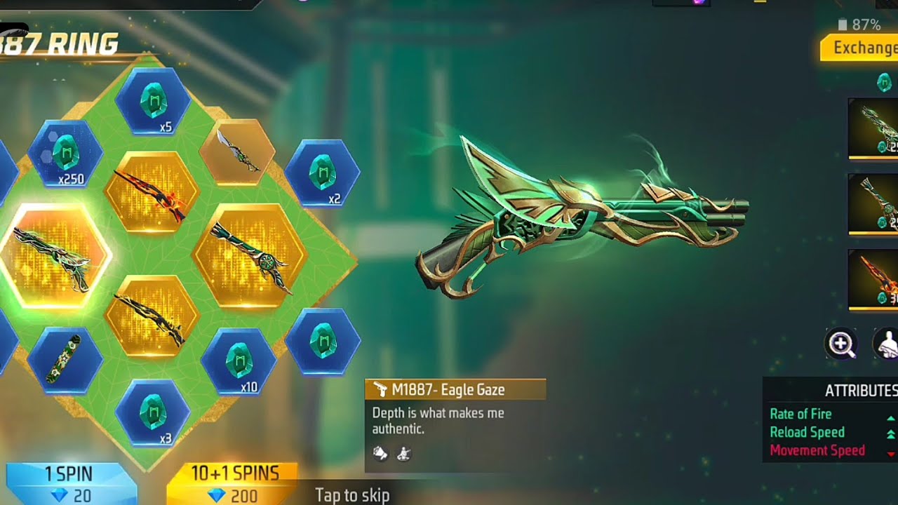 i-got-new-weapon-ff-m1887-new-skin-ff-new-eventa1-youtube