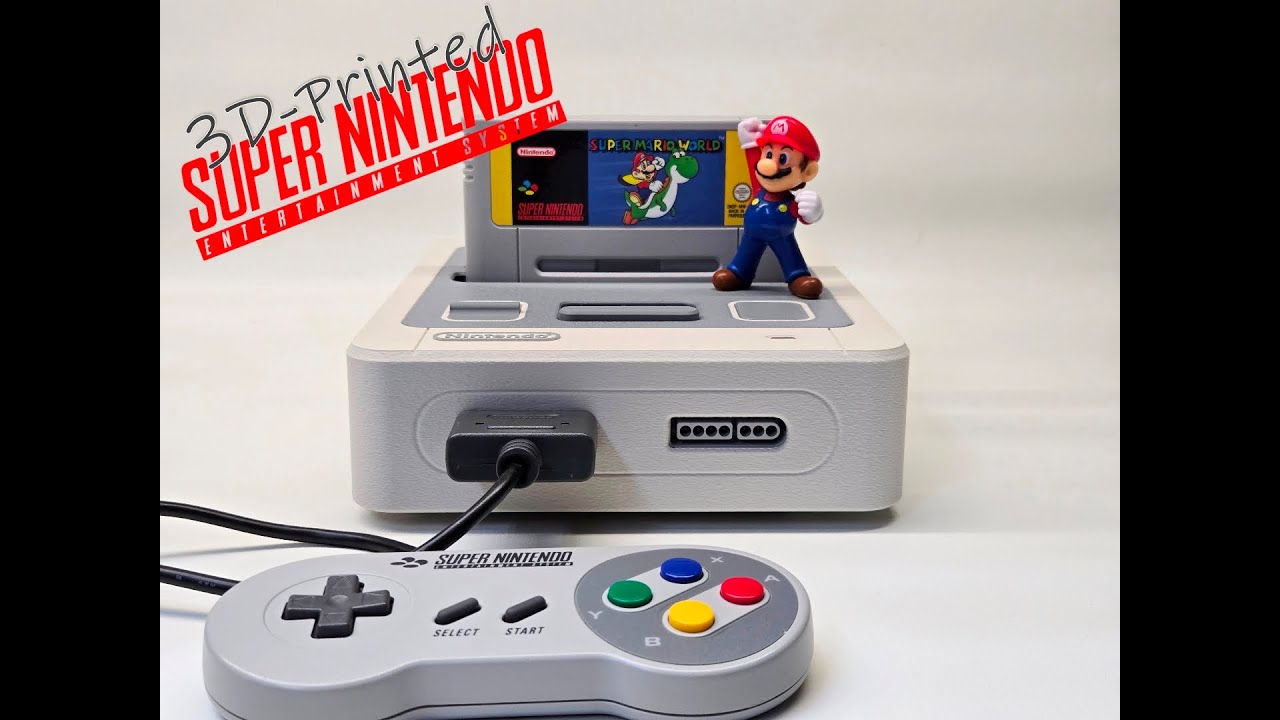 Build a 3D Printed Custom Super Nintendo/Famicom - YouTube
