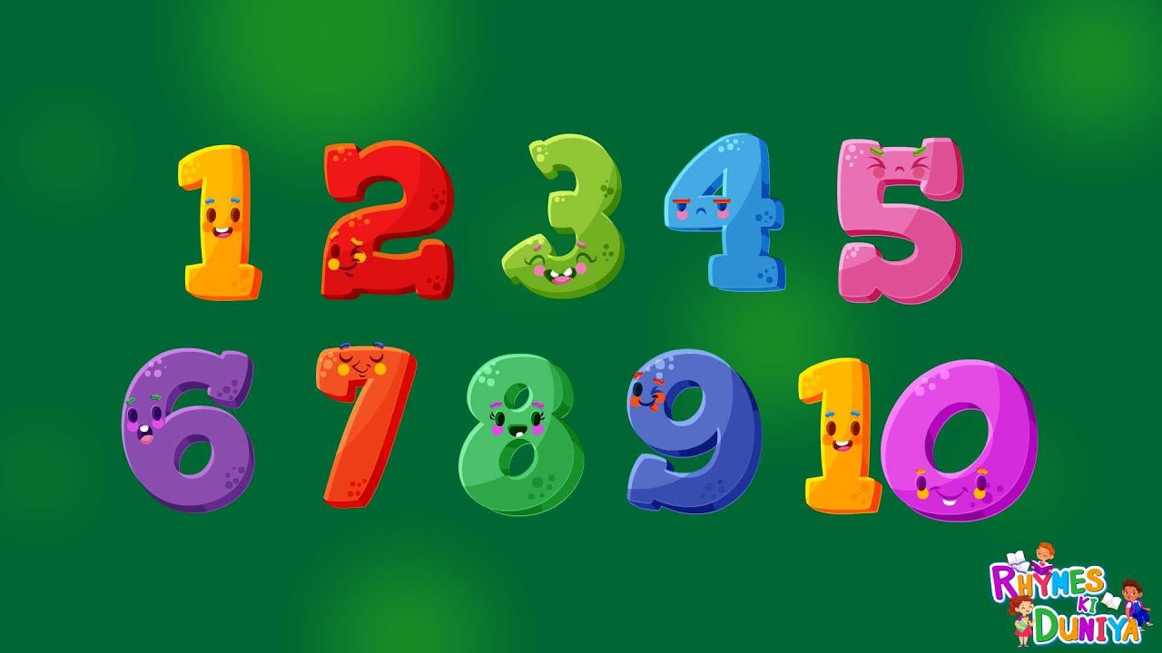1_to_10 Numbers Counting for Kids | Number Names 1 to 10 | Count ...